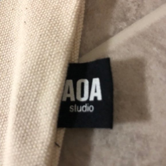 AOA Studio | Bags | 32 Aoa Studio Pineapple Canvas Pouch Nwot | Poshmark